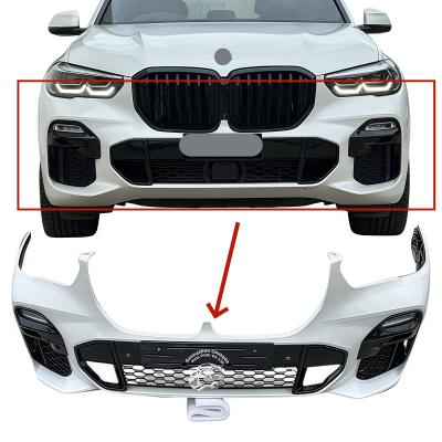 China Hot Sale for BMW X5 G05 Car Accessories Front Bumper Body Kit Grille Lights New Car Accessories Plastic Material for sale