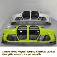 China High Quality Front Bumper Assembly, Front Face, Grille, Radiator, Headlight, Wind Screen Assembly for BMW M3 G80, M4 G82 G83 for sale