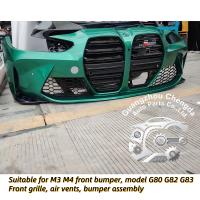 China OEM Used for BMW 3 Series 4 Series G80 G82 G83 Car Bumpers, Radiator Grille Sensors, Headlight , M4 M3  Bumper Assembly Sets for sale