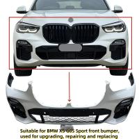 China OEM Style Painted Front Bumper Direct Fit for BMW X5 2019-2021 M Sport Design  Upgraded ABS Crash Repair G05 Car Bumpers for sale