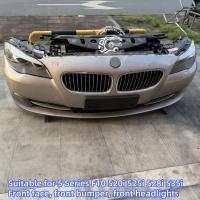China Premium Quality Used ABS Front Bumper Assembly for BMW 5 Series F10 2011-2017 Including Grille License Plate Frame for sale
