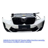 China Premium for BMW X3M F97 Competition OEM Front Face Assembly Kit Black Bumper LED Headlights Radiator Performance Upgrade Used for sale