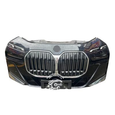 China For BMW 7 Series Body Kit Radiator Condenser Tank Headlight Fender Radar Hood Plastic 735Li Model  G70 Front Bumper Assembly for sale