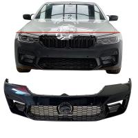 China Premium Glossy Black ABS Dual-Slat Grille Perfect Fit for BMW 5 Series G30 530i 540i 2018-2020 F90 Upgrade M5 Style  Bumper Kit for sale