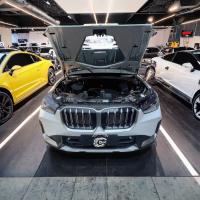 China High Quality Plastic Body Kit Used Front Bumper Grille and Cooling Headlight Assembly Removal for BMW X1 U11 Condition for sale