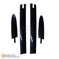 China High Quality Glossy Black 4-Piece Durable ABS Plastic Convertible Exterior Styling Trim for BMW E93 F33 Wind and Bug Deflectors for sale