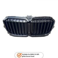 China Premium ABS Black Honeycomb Air Duct Grille Scoop + Radiator Cover | Direct Fit OEM Upgrade | for BMW X5 G05 2019-2023 Models for sale