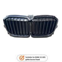 China Premium ABS Black Honeycomb Air Duct Grille Scoop + Radiator Cover | Direct Fit OEM Upgrade | for BMW X5 G05 2019-2023 Models for sale