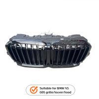 China Premium ABS Black Honeycomb Air Duct Grille Scoop + Radiator Cover | Direct Fit OEM Upgrade | for BMW X5 G05 2019-2023 Models for sale