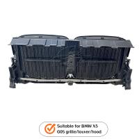 China Premium ABS Black Honeycomb Air Duct Grille Scoop + Radiator Cover | Direct Fit OEM Upgrade | for BMW X5 G05 2019-2023 Models for sale