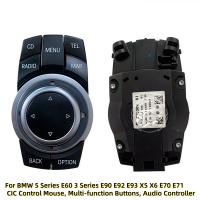 China Suitable for BMW X5 E70 X6 E71 CIC Controller Switch E60 3 Series 5 Series E84 X1 Multimedia Control Unit Mouse Menu Knob for sale