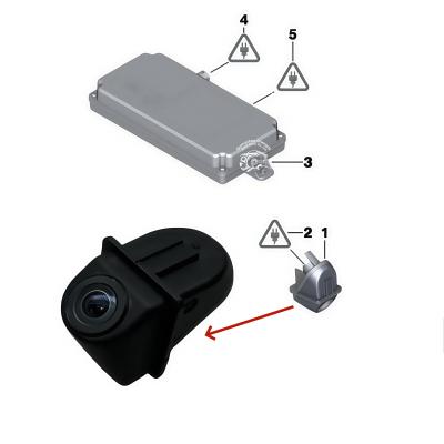 China 2009-2017 for  BMW X1 X4 X5 3 4 5 7 SERIES F01 F07 F10 F30 E70 REAR VIEW BACK up CAMERA OEM 66539240351 Reverse Image for sale