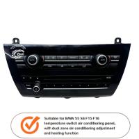 China Premium M Style Dual Zone AC Control & Seat Heating Touch Panel for BMW X5 X6 F15 F16 2013-2018 Climate Control AC Panel for sale