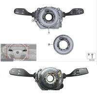 China X5 X6 F 15 F 16 Steering Column Switch Center Combination Switch Light Controller Angle Sensor Module Steering Switch for BMW. for sale