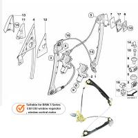 China Suitable for BMW 3 Series E92 E91 E93 Car Lift Glass Lifter Car Body Parts Window Regulator Window Measurement Window Door Motor for sale