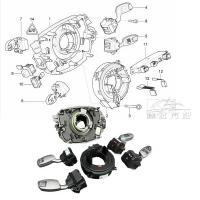 China Steering Wheel Seat for BMW 7 Series E65 E65 Gear Knob Selector Shift Lever Combination Switch Steering Switch Base for sale