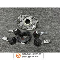China Steering Wheel Seat for BMW 7 Series E65 E65 Gear Knob Selector Shift Lever Combination Switch Steering Switch Base for sale