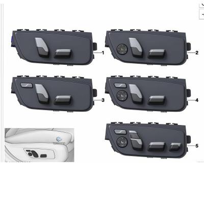 China The New High Quality 5-series G30G31G38LCI Front Seat Left and Right Control Adjustment Switch Electric Module for BMW for sale