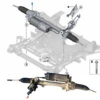 China Premium Electric Steering Gear OEM Fit Power Steering Rack for BMW X5 X6 F15 F16 Electronic Steering System Assembly for sale
