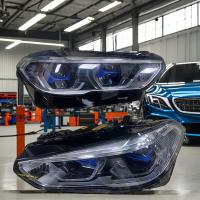 China 2019-2021 for BMW X5 LED Headlight Assembly Canbus White LED Lamp 50W 12V AC Laser G05 X5 Make 6000K Color Temperature for Car L for sale