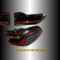 China High Quality for BMW X7 G07 LED Rear Lamp Upgrade Black Tinted Taillight with Red Lens Blue Light Stylish New Design for sale