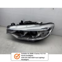 China For BMW F32 F33 F36 XENON Blue Car Headlights for the 4 Series 12V with Light Color Lighting Lamp, Head Lamp, Front Lamp for sale