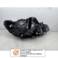 China For BMW F32 F33 F36 XENON Blue Car Headlights for the 4 Series 12V with Light Color Lighting Lamp, Head Lamp, Front Lamp for sale
