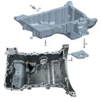 China For Mercedes-Benz S320 264 Engine Oil Tray W222 Aluminum Oil Pan Steel Oil Pan OE A2640140600 2640102001 Carter D'huile for sale