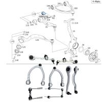 China Auto Parts Control Arm Kit for Mercedes Benz S65 S320 S450 S350 S500 Class W222 Control Arm Kit A2223201189 for sale