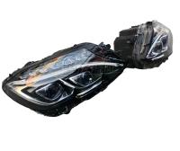 China Classic Hot Selling C-class W205 C63S AMG Front Large Headlight LED Double Eye Steering Daily Running Light for Mercedes-Benz for sale