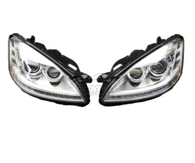 China Classic Style S Series W221 New HID Front Headlights LED Steering Light Night Vision Function for Mercedes-Benz for sale