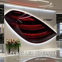 China Hottest Selling Plastic LED Tail Lamp for Mercedes W222 S-Class 2014-2018 - Old to New Upgrade Rear Bumper Light Assembly for sale