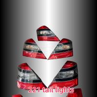 China 2010-2013 for Mercedes-Benz W221 LED Tail Lights New Red Lens and Blue Light Models 2218200564 and 2218200664-Used Condition for sale