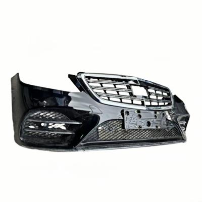 China Mercedes-Benz W222 S Bodykit Upgrade Front Rear Bumpers Including Exhaust Door for Cla Model Auto Parts Made ABS Used for S63 for sale