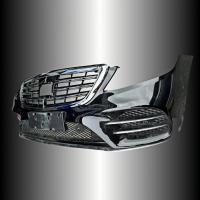 China Mercedes-Benz W222 S Bodykit Upgrade Front Rear Bumpers Including Exhaust Door for Cla Model Auto Parts Made ABS Used for S63 for sale