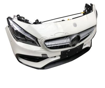 China Classic Popular CLA Series W117AMG Front Assembly Used Front Mouth Encircle Bumper Guard Front Face Head Nozzle for for sale
