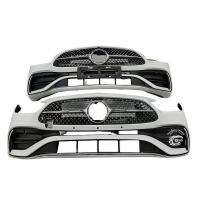 China The New High Quality C-series W206 Front Sports Style Bumper Surrounds the bar Center Mesh air Intake Grille for Mercedes-Benz for sale
