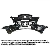 China The New High Quality C-series W206 Front Sports Style Bumper Surrounds the bar Center Mesh air Intake Grille for Mercedes-Benz for sale