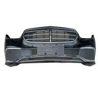 China The New High Quality E-Series W213 Deluxe Edition Front Bumper Shield Marker Chrome-plated Strip Center Mesh for Mercedes-Benz for sale