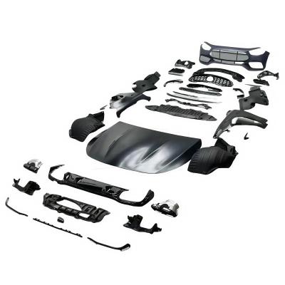 China 2021 NEW!E Class W213 AMG Upgrade to E63 Style Body Kit Front Bumper Bonnet Exhaust Fender for W213 E260 E300 a Style Car Kits for sale