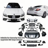China 2021 NEW!E Class W213 AMG Upgrade to E63 Style Body Kit Front Bumper Bonnet Exhaust Fender for W213 E260 E300 a Style Car Kits for sale
