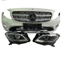 China Factory Low Price Hot Sale Shockproof Bumper Panel Kit for Mercedes Benz 156 GLA220 GLA250  Front Bumper Kit Assembly for sale