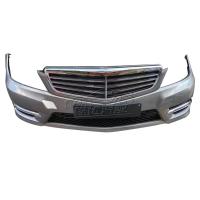 China Factory Price PP New Material Black Car Front Bumper for Mercedes Benz W204 C300 Sport C63 with Led or Fog Light for sale