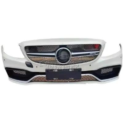 China Body Kits for Mercedes Benz C Class W205 Upgrade Front Car Bumper With Grille Engine Hood Fenders for sale