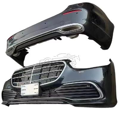 China Wholesale Original Car Bumper for Mercedes Benz S-class W223 Upgrade AMG Body Kit Front Bumper with Grille Rear Bumper Diffuser for sale