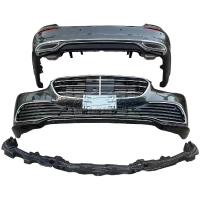 China Wholesale Original Car Bumper for Mercedes Benz S-class W223 Upgrade AMG Body Kit Front Bumper with Grille Rear Bumper Diffuser for sale