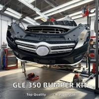 China For Mercedes Benz Gle350 166 New Front Bumper Body Kit Plastic Parts with Towing Hitch Cut-Outs Used Cars Accessories for sale