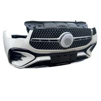 China 2023 for Mercedes Benz GLE X167 Car Bumper Front Bumper Assembly in New Red Plastic for Replace/Repair Car Bumpers Upgrade for sale