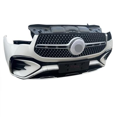 China 2023 for Mercedes Benz GLE X167 Car Bumper Front Bumper Assembly in New Red Plastic for Replace/Repair Car Bumpers Upgrade for sale
