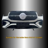 China 2023 for Mercedes Benz GLE X167 Car Bumper Front Bumper Assembly in New Red Plastic for Replace/Repair Car Bumpers Upgrade for sale